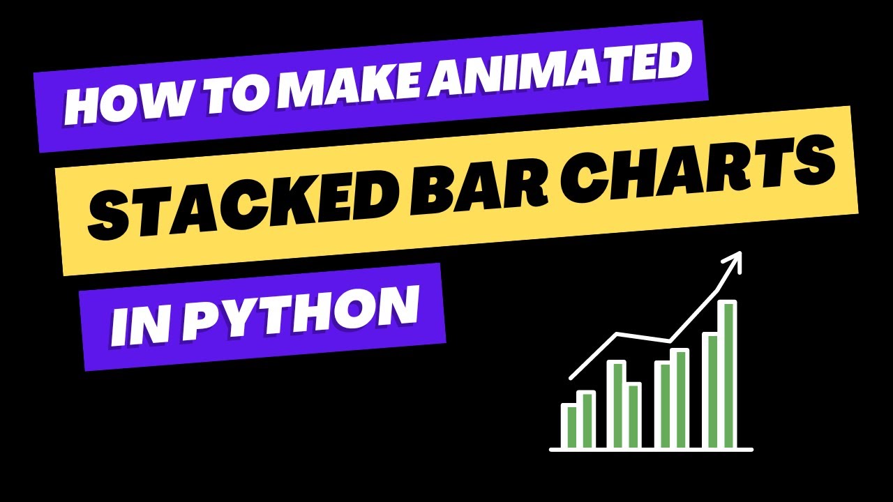 How to make animated stacked bar chart in Python