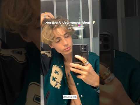 aesthetic username ideas for boys ||