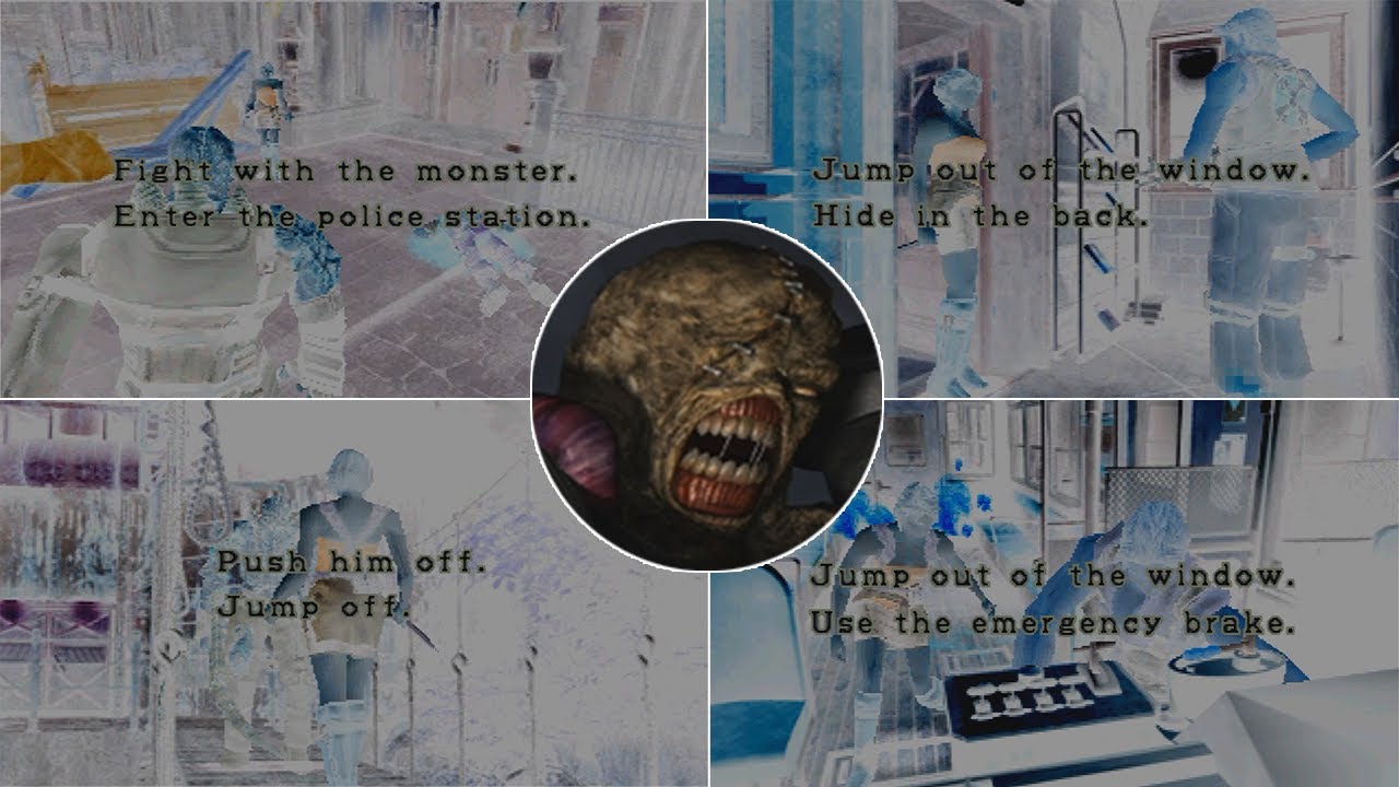 Resident Evil 3 - All Events Choices