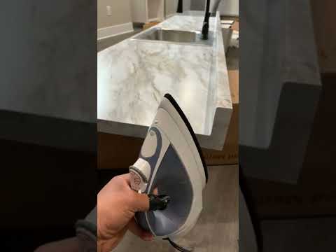 Counter top instalation end cap