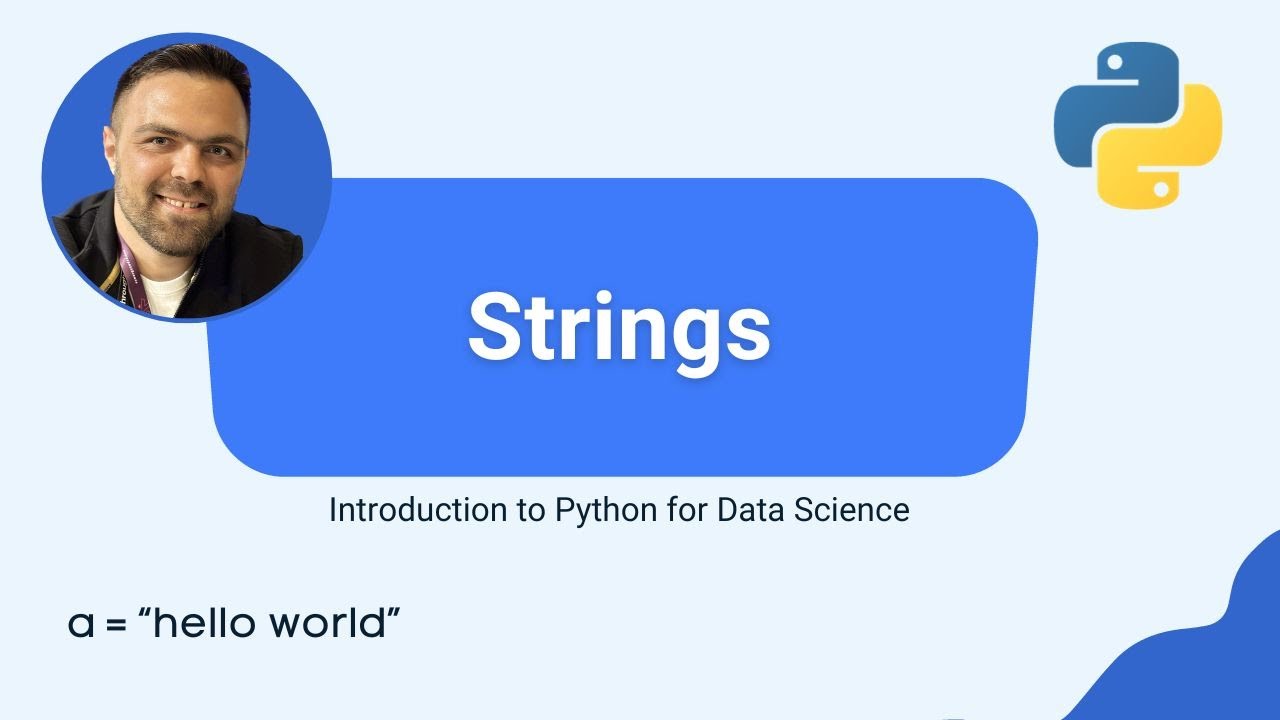 Strings | Introduction to Python for Data Science