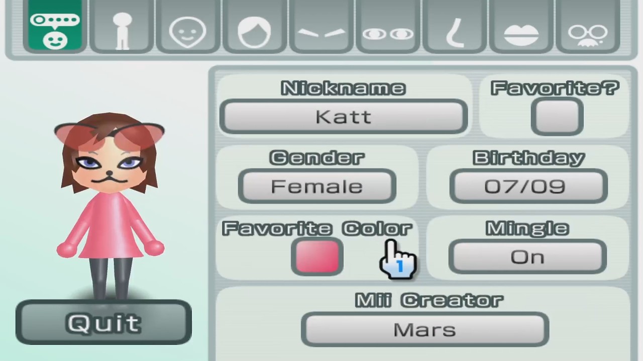 Katt Monroe - Star Fox - Mii 3792