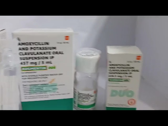 Antibiotic medicine - Augmentin DUO Oral Suspension 100% Export ...