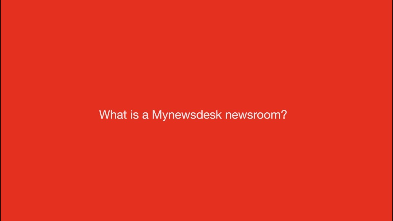 What is a Mynewsdesk newsroom?