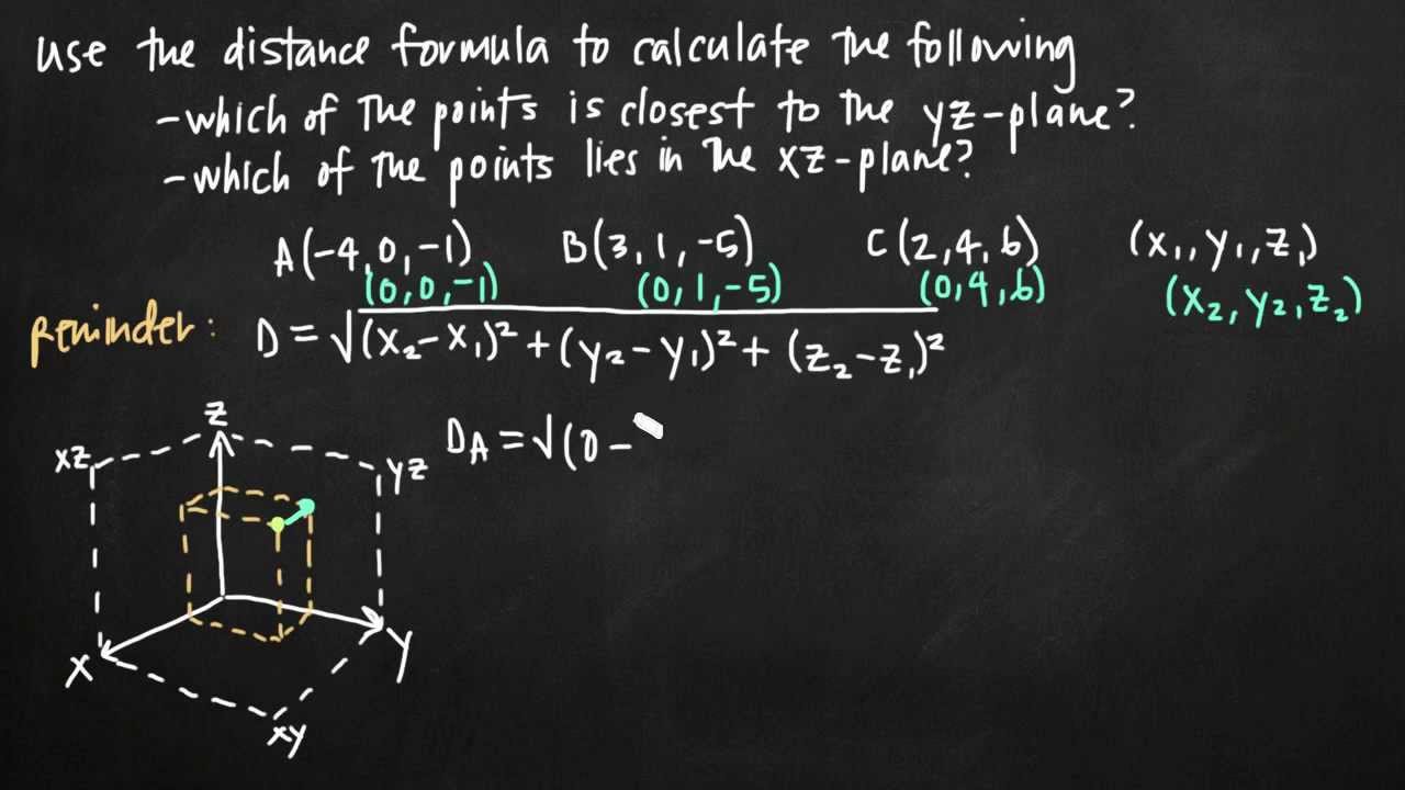 Distance formula for three variables (KristaKingMath)