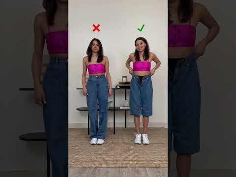 JORTS (jeans shorts) are IN this season! ???? What do you think? ???? Daily #shorts about #fashionhacks