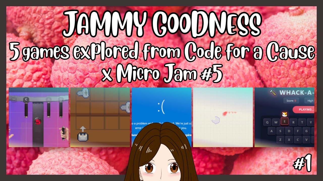 Code for a Cause x Micro Jam | 5 Games to rage too