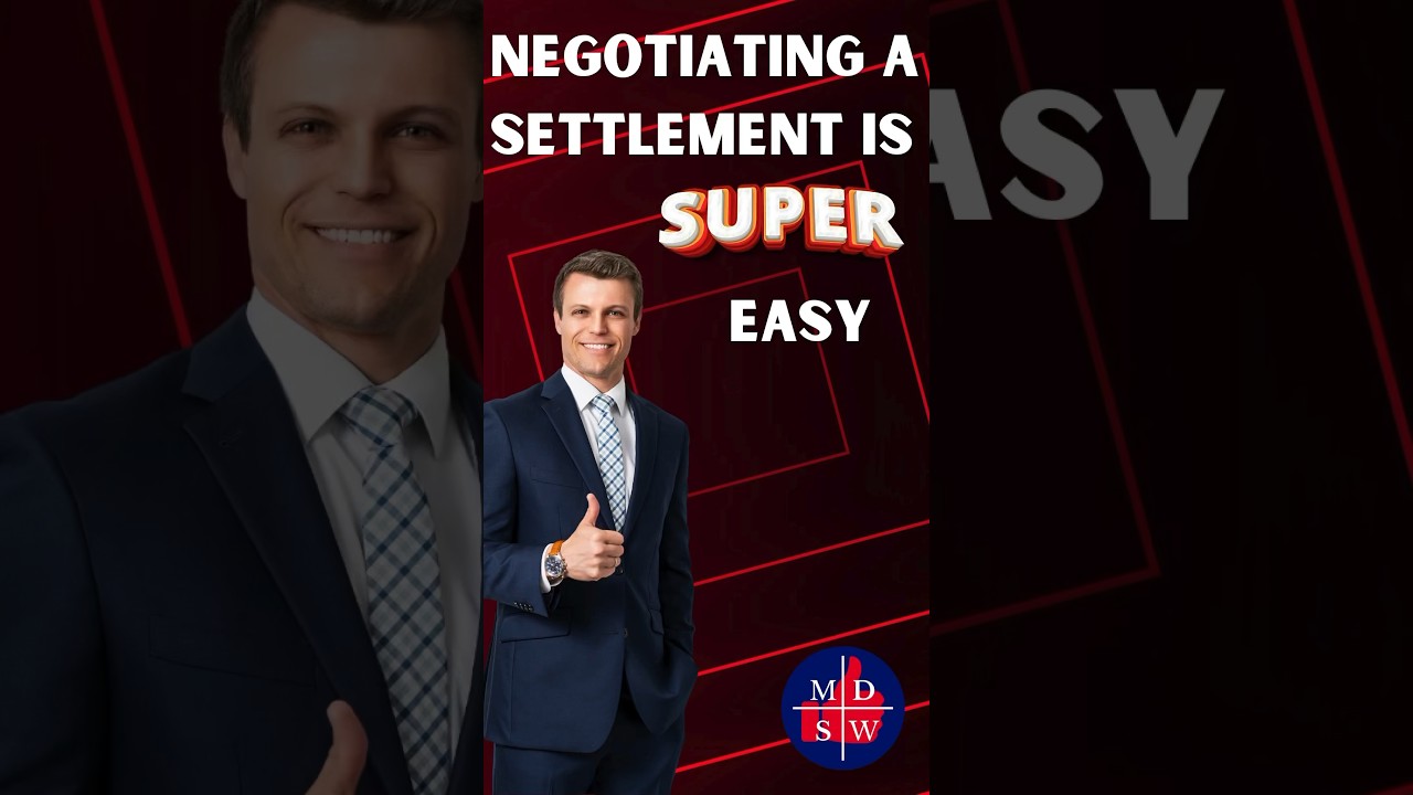 Want to know how to negotiate a settlement? Just watch this! #negotiating #shorts #lawyerup #settle