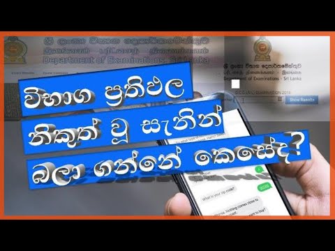 O/L 2021 Results released. Check results on www.doenets.lk