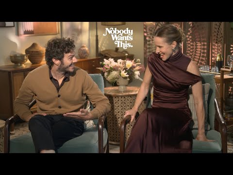 NOBODY WANTS THIS Cast Interview! Adam Brody, Kristen Bell, Timothy Simons, Justine Lupe, Netflix!