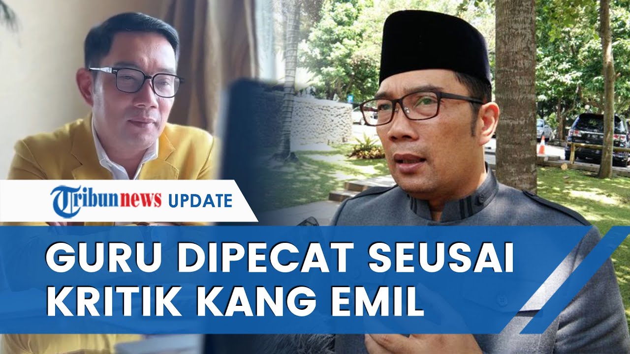 Kronologi Guru Honorer Dipecat Seusai Kritik Ridwan Kamil Di Instagram