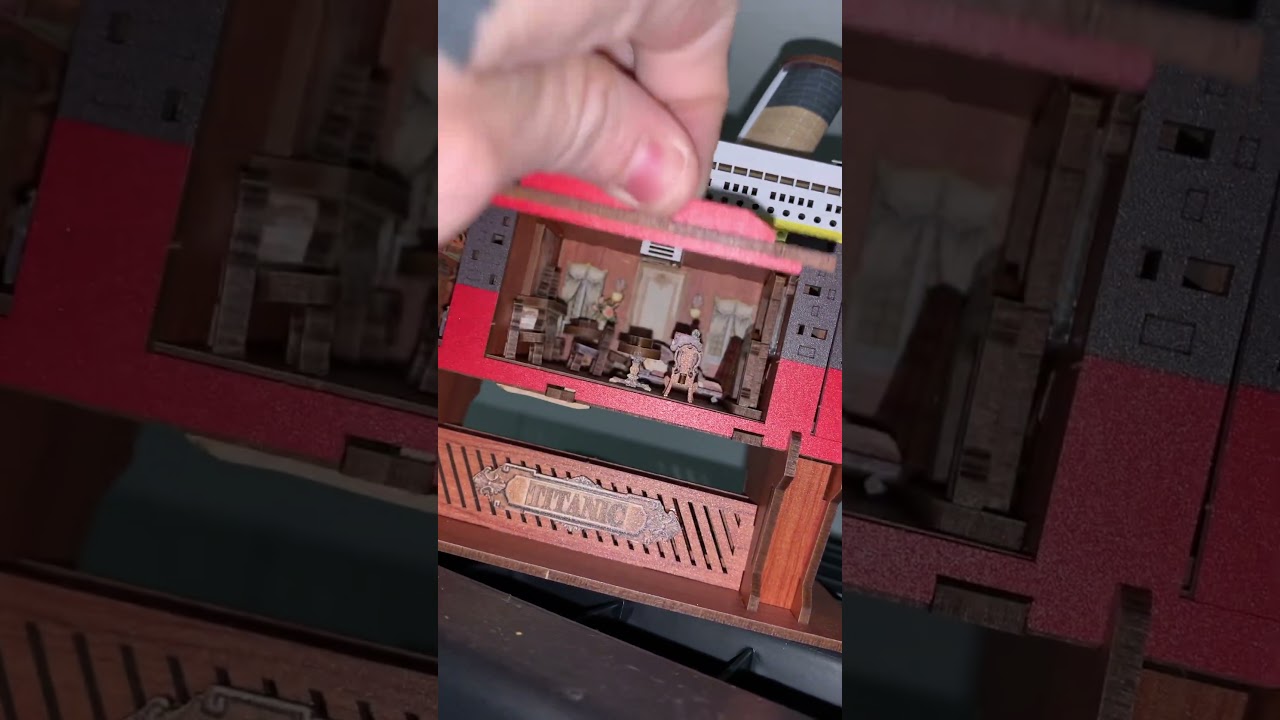 Titanic 3D Wooden Puzzles for Adult with LED Light