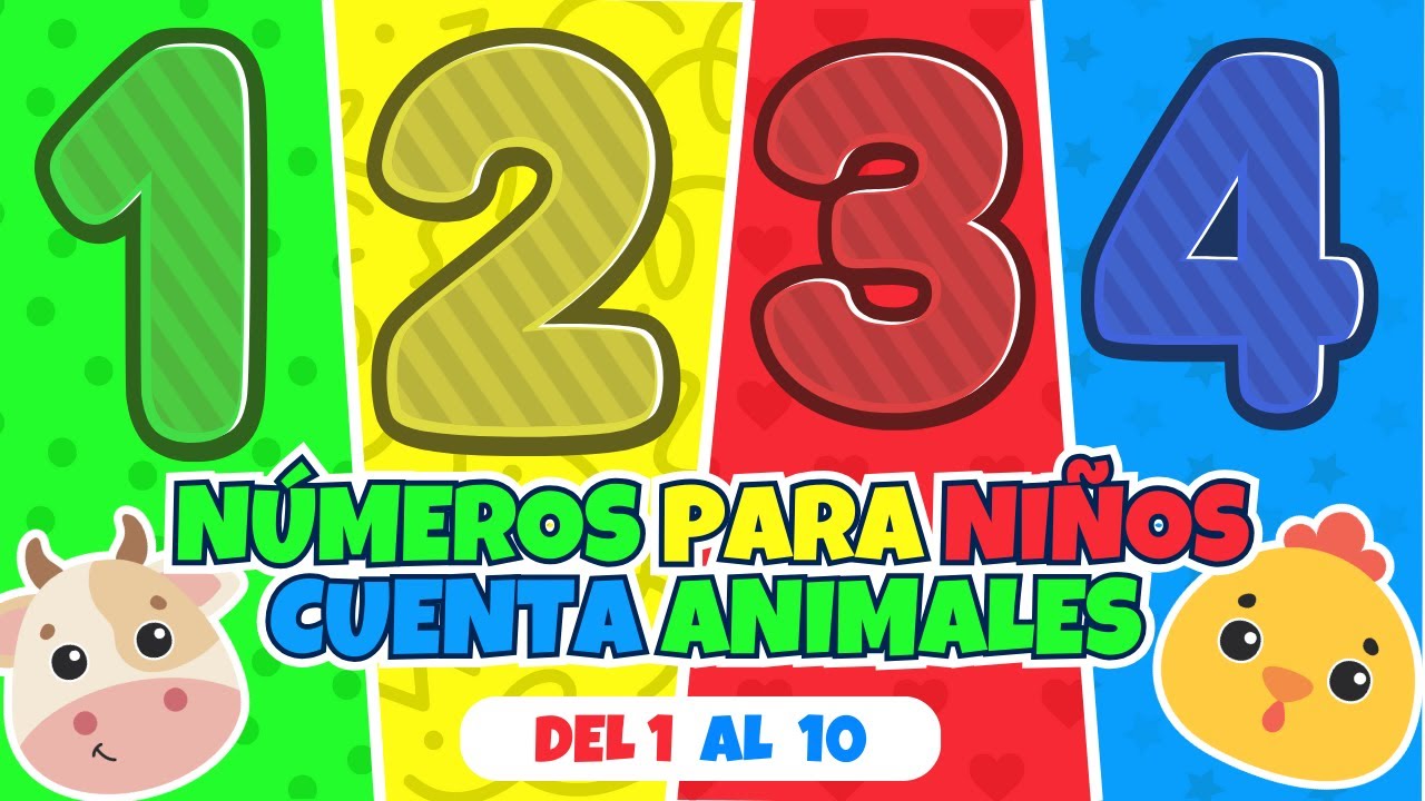 🎉 Learn to Count from 1 to 10 with Animals 🐶🐮🐔 | Numbers for Kids 📢 Learn While Playing 🎉