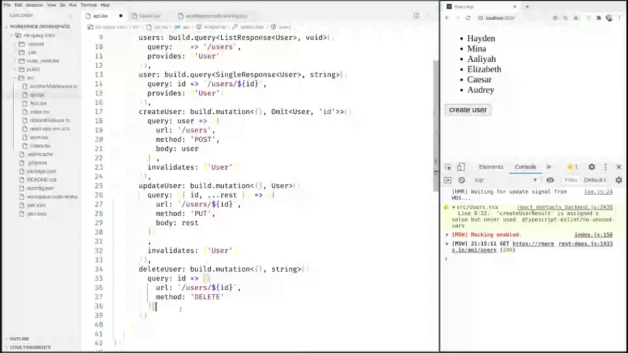 RTK Query - Basic Invalidation
