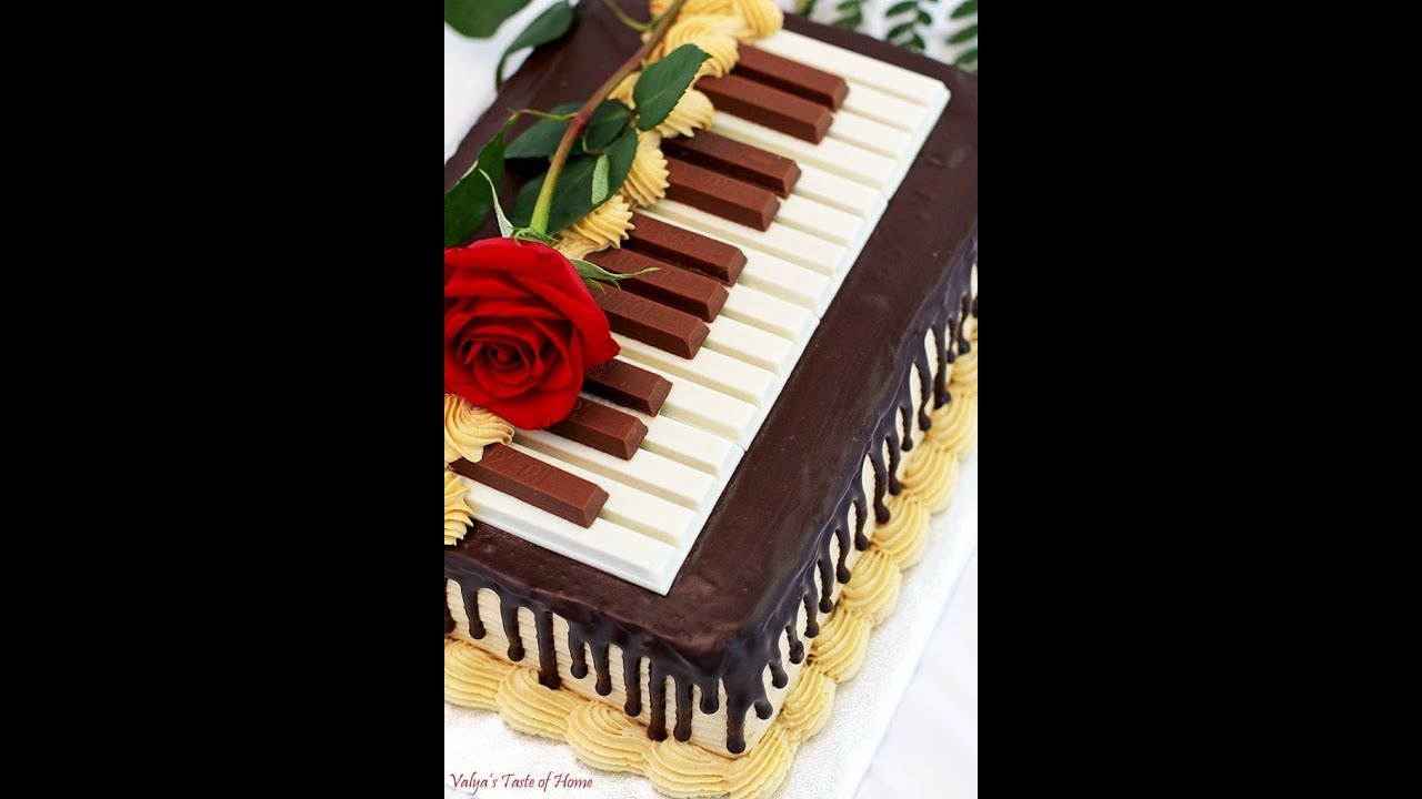 How To Make a Piano Cake Tutorial