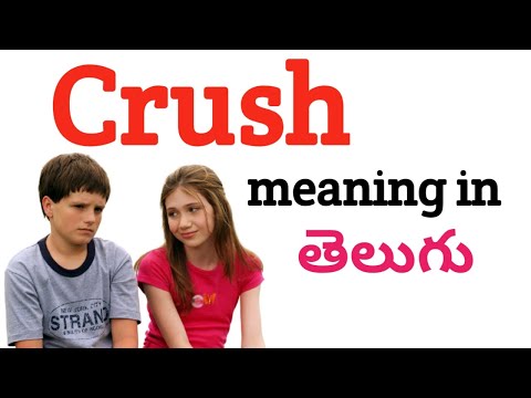 Meaning of crush in love in telugu || Crush meaning in Telugu #shorts