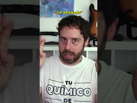 CAL VIVA + AGUA #shorts #short #aprender #quimica #ciencia #experimento #cal #cuidado