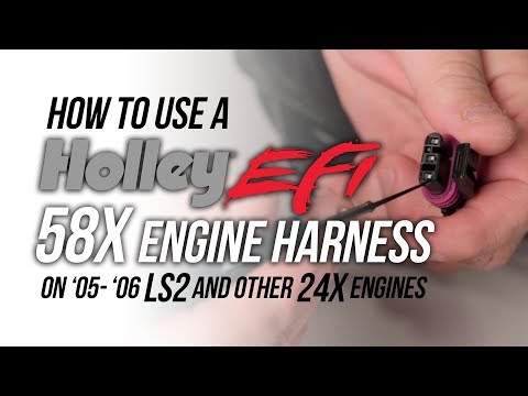How to use a Holley EFI 58x Harness on 24x Engines