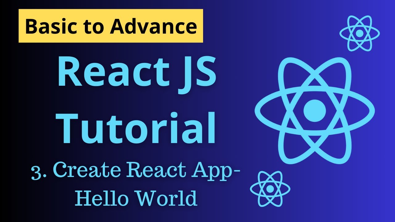 Create React App Hello World | ReactJS tutorial complete course #3