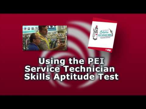 PEI Webinar: Service Technician Aptitude Test