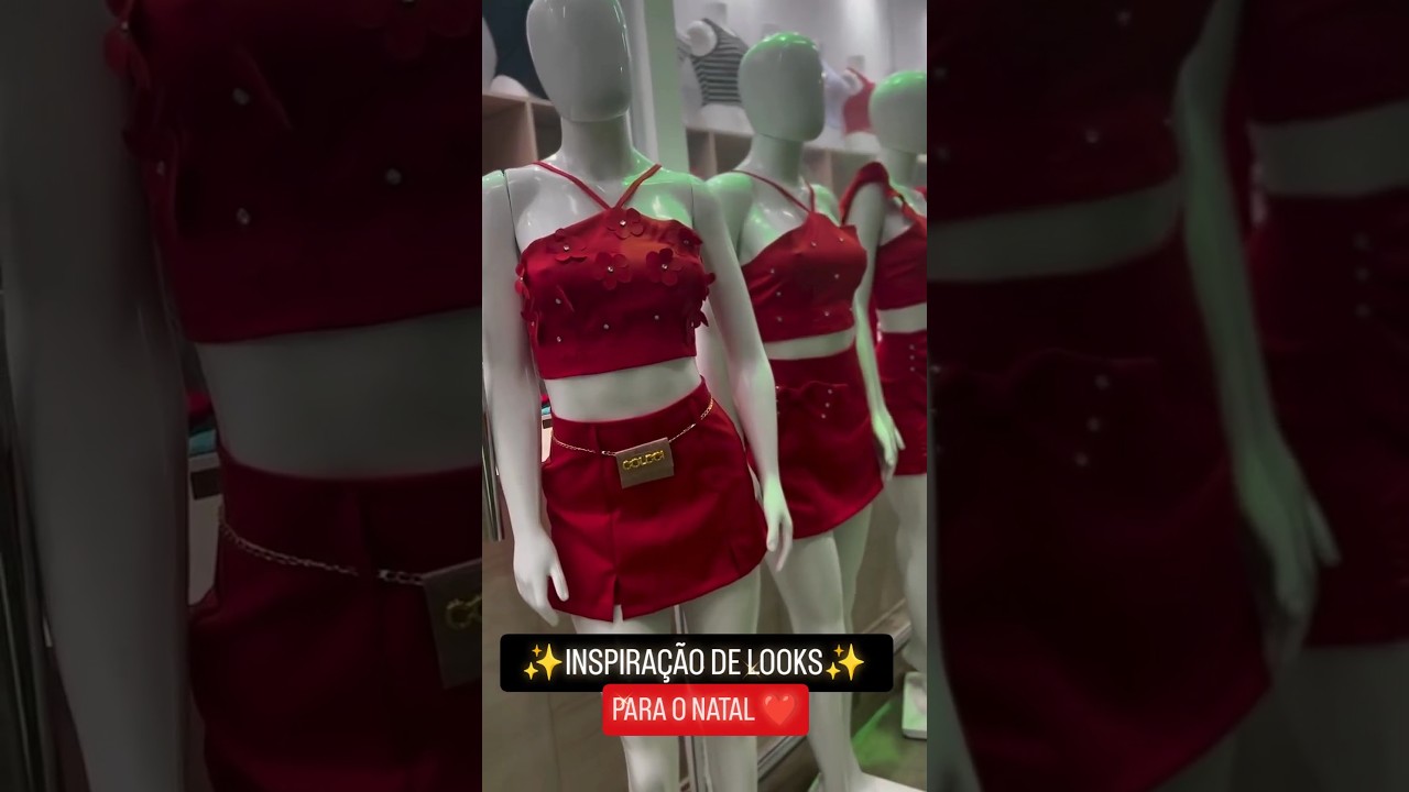 INSPIRAÇÃO DE LOOKS PARA NATAL ❤️ #fimdeano #natal  #looks #looksfimdeano #natal2025 #shorts