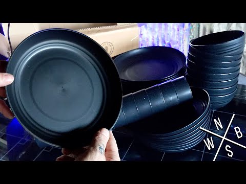 Wheat Straw Dinnerware Set - Unboxing & Review