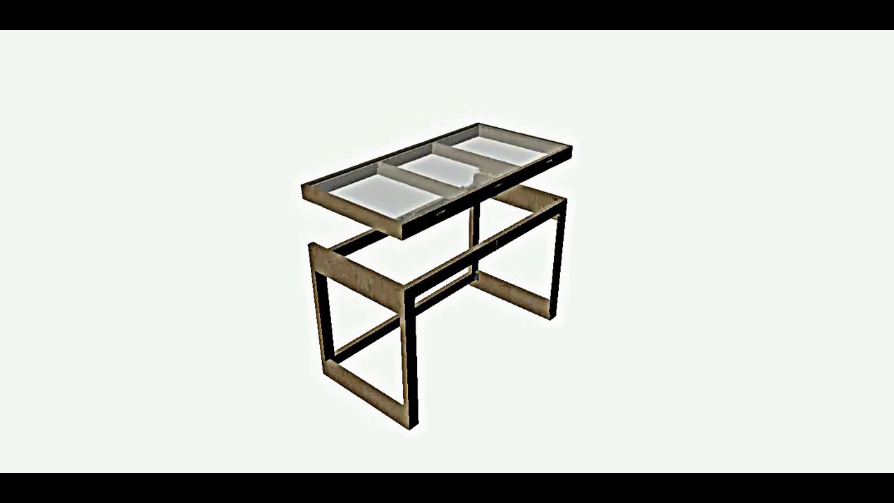 Drafting Table Assembly Animation