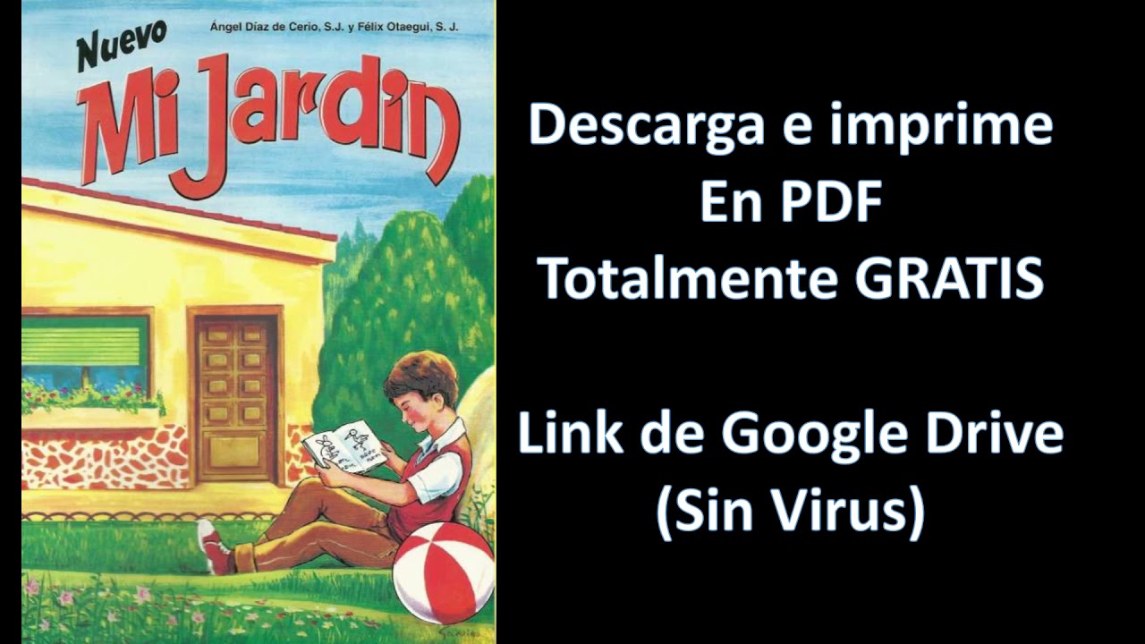 Libro Mi Jardín para descargar en PDF e imprimir