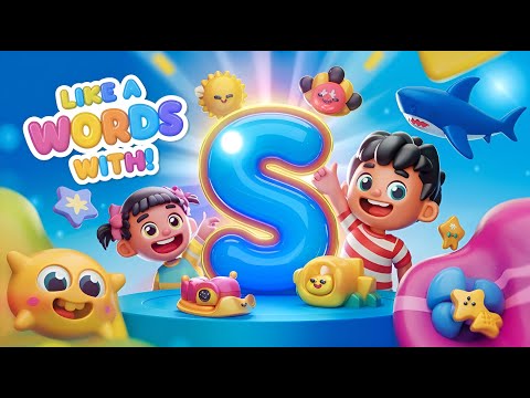 Words that start with S | Fun Flashcards for Learning