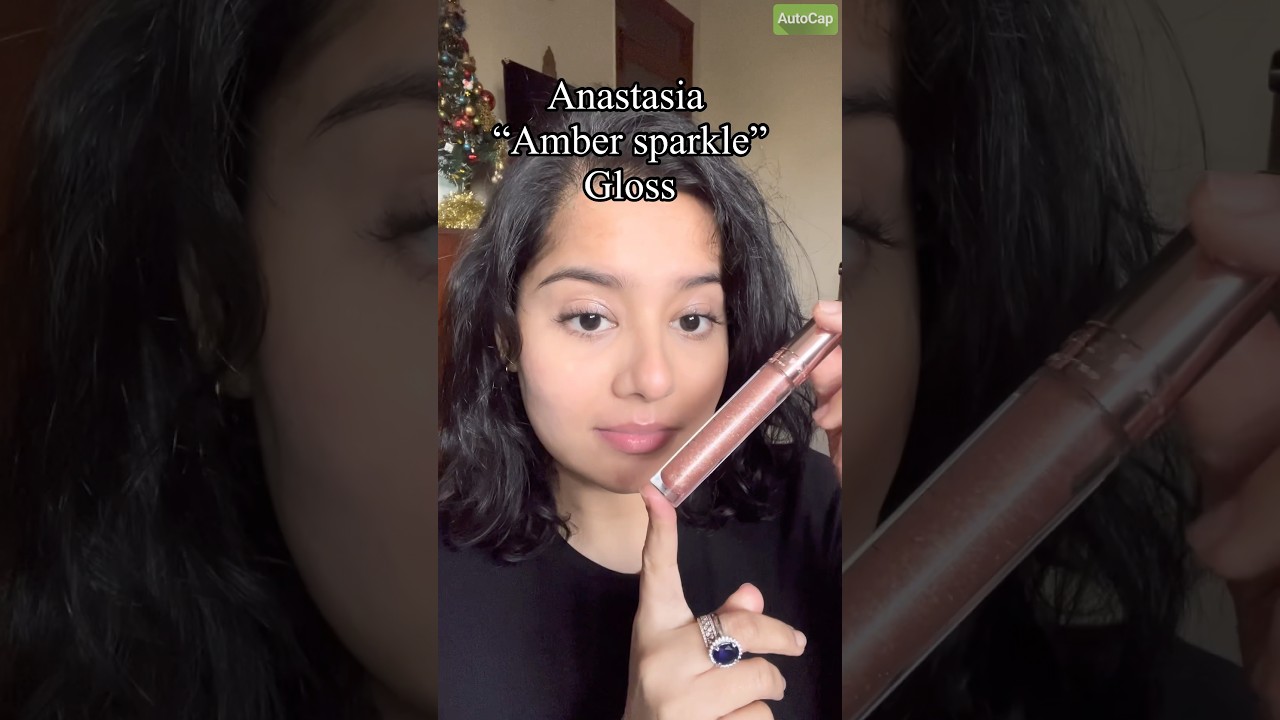 The MOST glittery gloss ever || Anastasia amber sparkle gloss