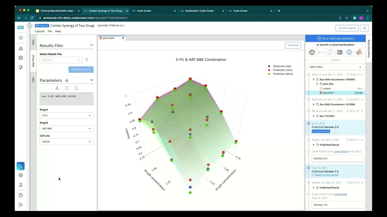 Collaborating Using Compute Capsules: Templates and the App Panel