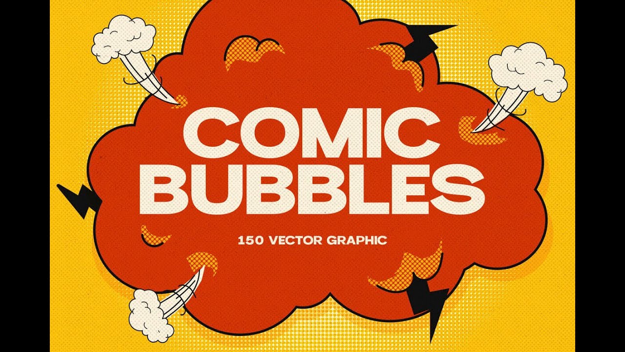 Comic Bubbles Stock Graphics Download