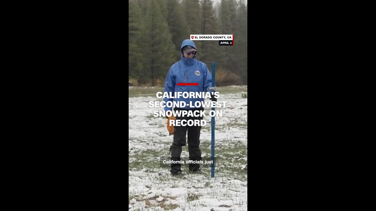 California logs second-lowest snowpack on record