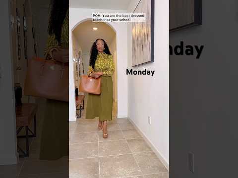 TEACHER OUTFITS FOR A WEEK | Work Wear Style | KASS STYLZ #outfitideas #fashion #ootd