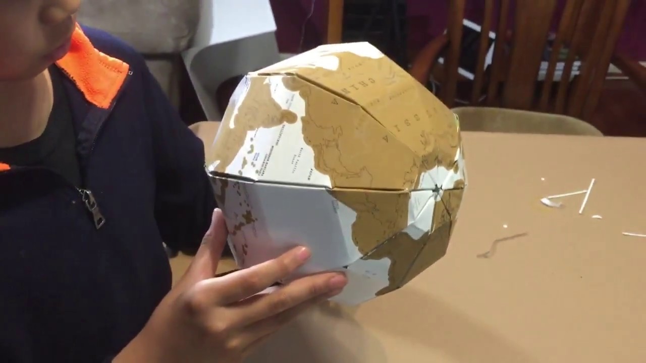 Scratch Globe 3D DIY World Map