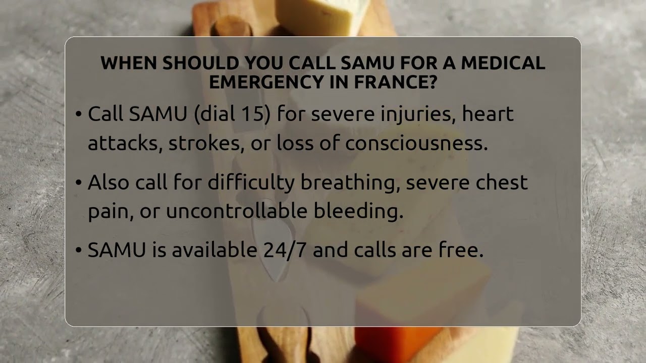When Should You Call SAMU For A Medical Emergency In France? - France Fact File