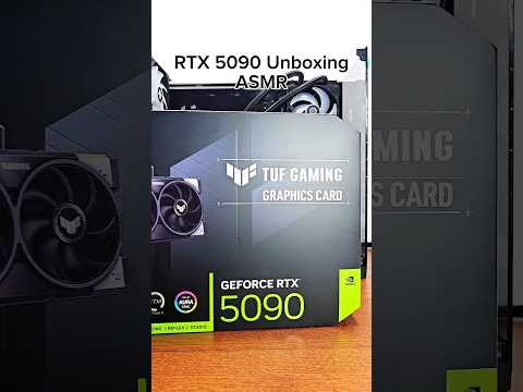 Will you upgrade to the RTX 5090?? 🤔🤔 #asmr #unboxing #5090 #gamingpc #gamergirl