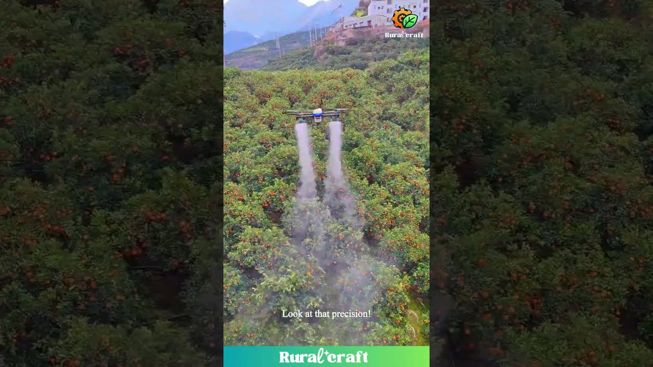 INSANE Drone Tech is REVOLUTIONIZING Farming! #drone #agriculture #technology #amazing #future