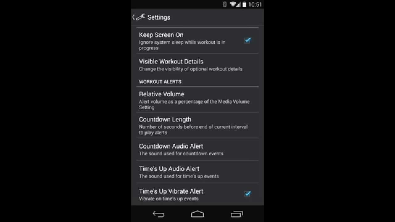 Interval Timer Android App v1.0.0