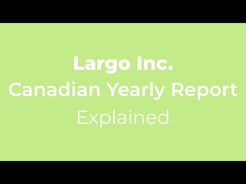 Largo Inc: Mining for Profits or Buried in Debt? A Form 40-F Deep Dive