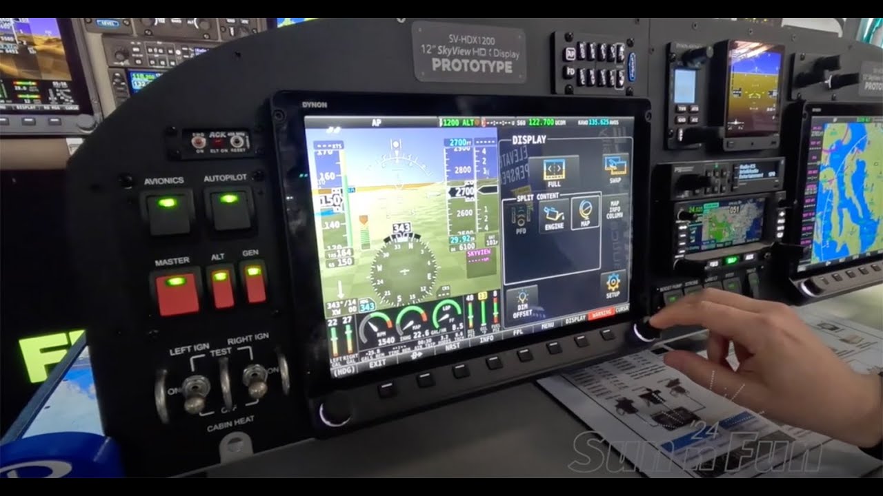 Dynon Shows Us the 12-inch HDX1200 EFIS Big Screen Display