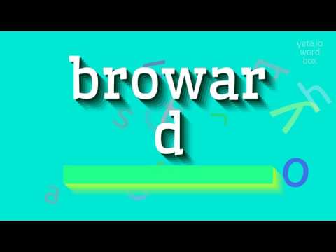 How to say "broward"! (High Quality Voices)