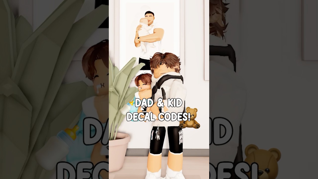 DAD AND KIDS FAMILY DECAL CODES For Berry Avenue! 🧑‍🧑‍🧒‍🧒🍓 #berryave #berryavenue #bloxburg