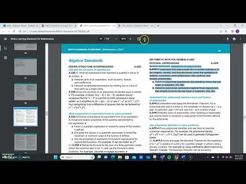 Navigating and Unpacking Ohio Math Standards