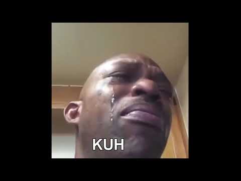 sad Black man crying