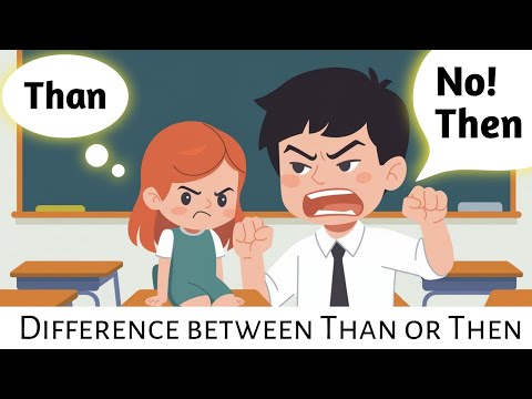 Difference between Than or Then || Biggest confusion π₯#english #then #than