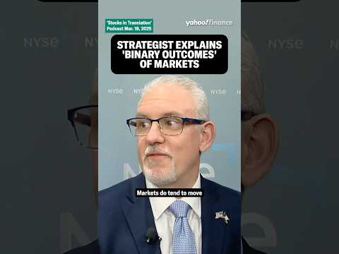 Strategist explains ‘binary outcomes’ of markets #stockmarket #podcast