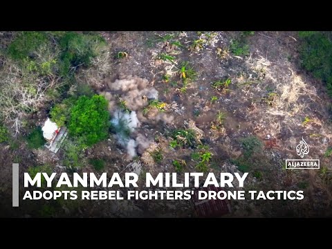 Video | Myanmar military deploys drones to counter rebels, using ...
