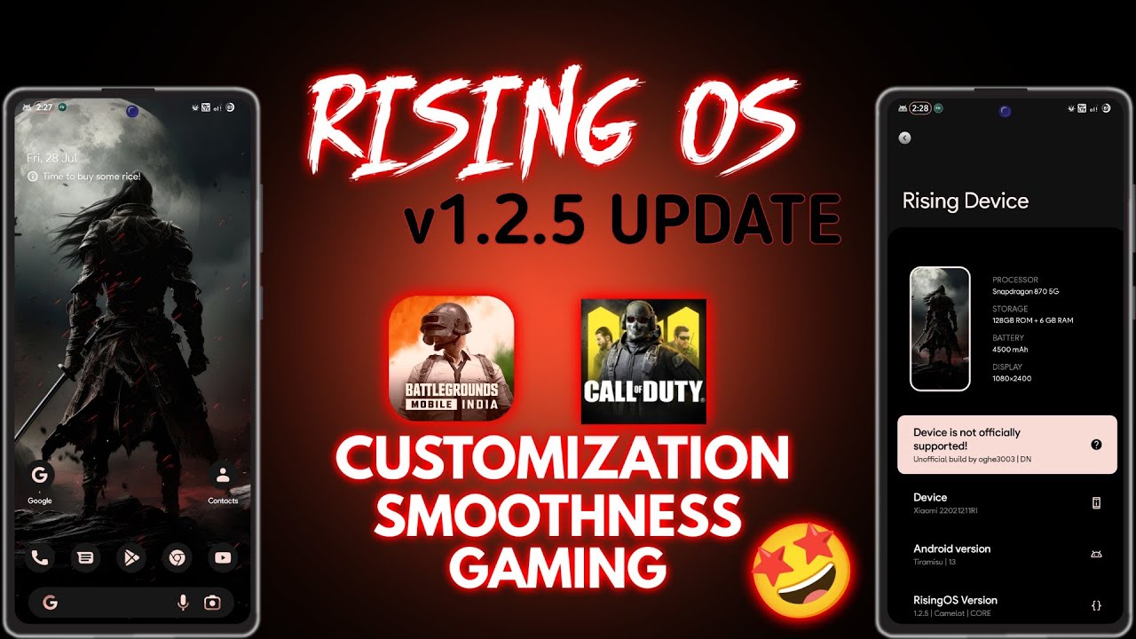 Rising OS v1.2.5 For POCO F4 / Redmi K40s | Rising OS Latest Update | Customization & Performance