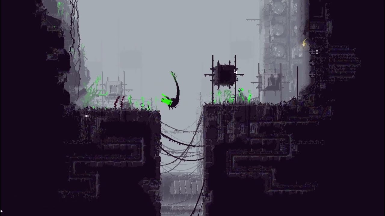 [rainworld] green lizard does a sick flip!!